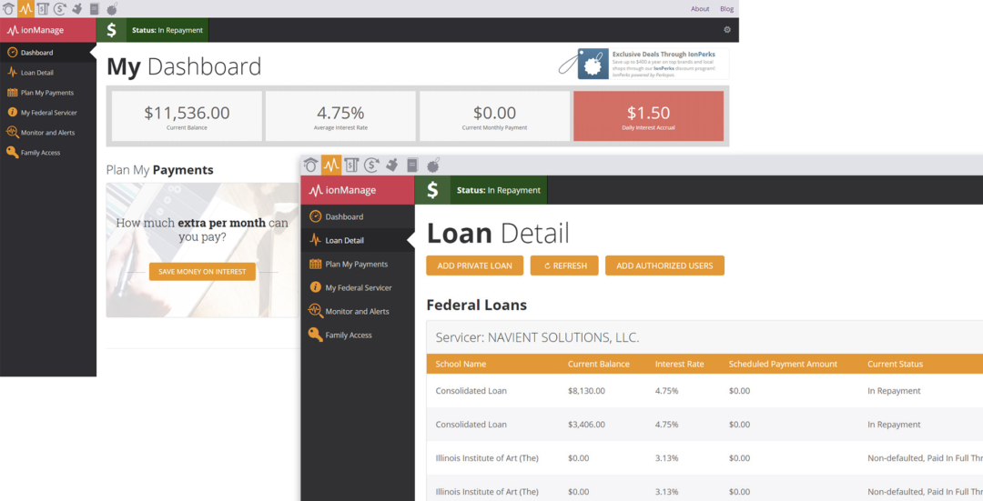 Repayment Management - IonTuition | Student Loan Repayment Technology